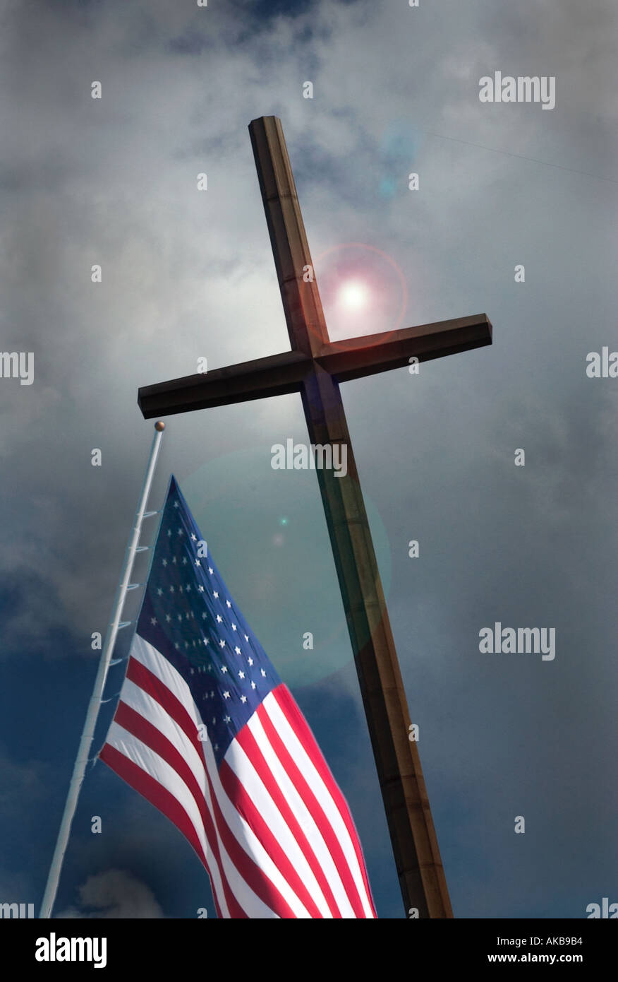 Christian flag hi-res stock photography and images - Alamy