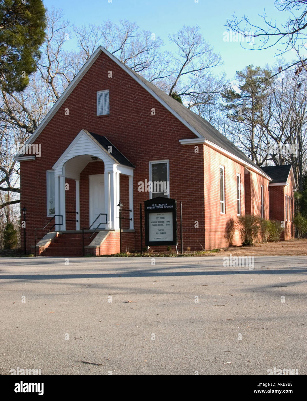 Old Waxhaw Presbyterian Church Lancaster South Carolina USA Stock Photo ...