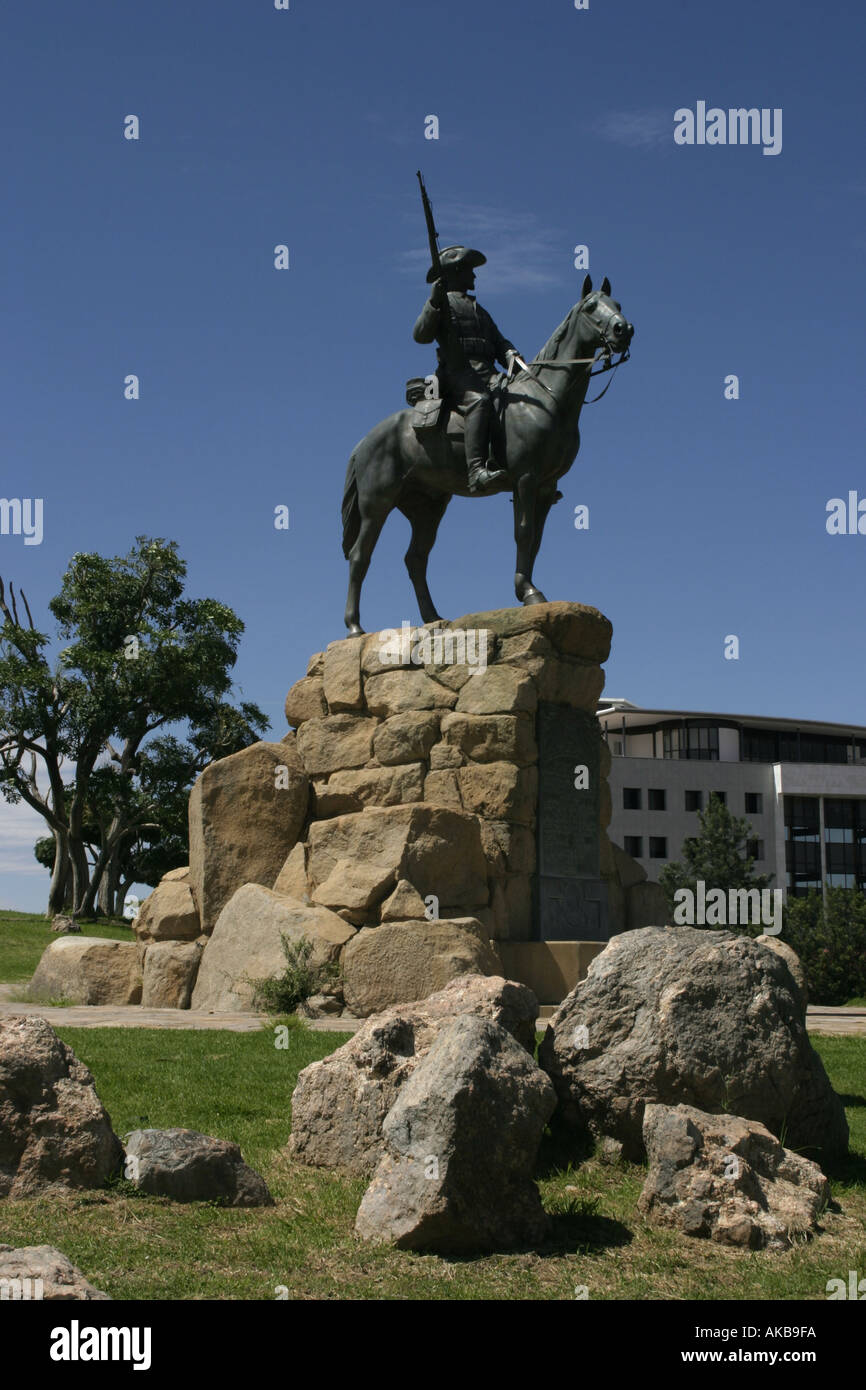 Namibia Windhoek Equestrian monument Stock Photo - Alamy