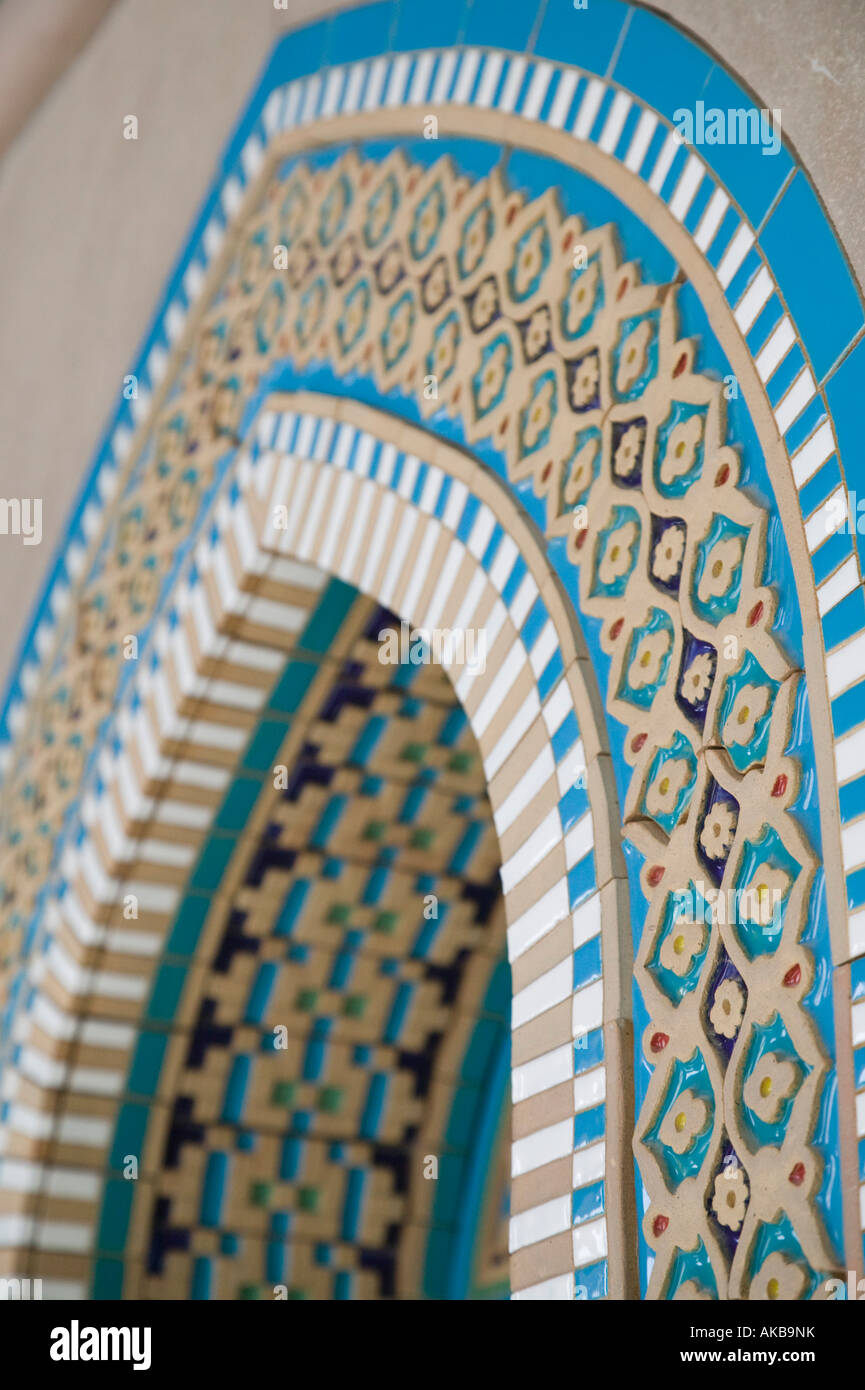 Oman, Muscat, Al-Ghubrah, Grand Mosque, Arabian Tile Patterns Stock ...