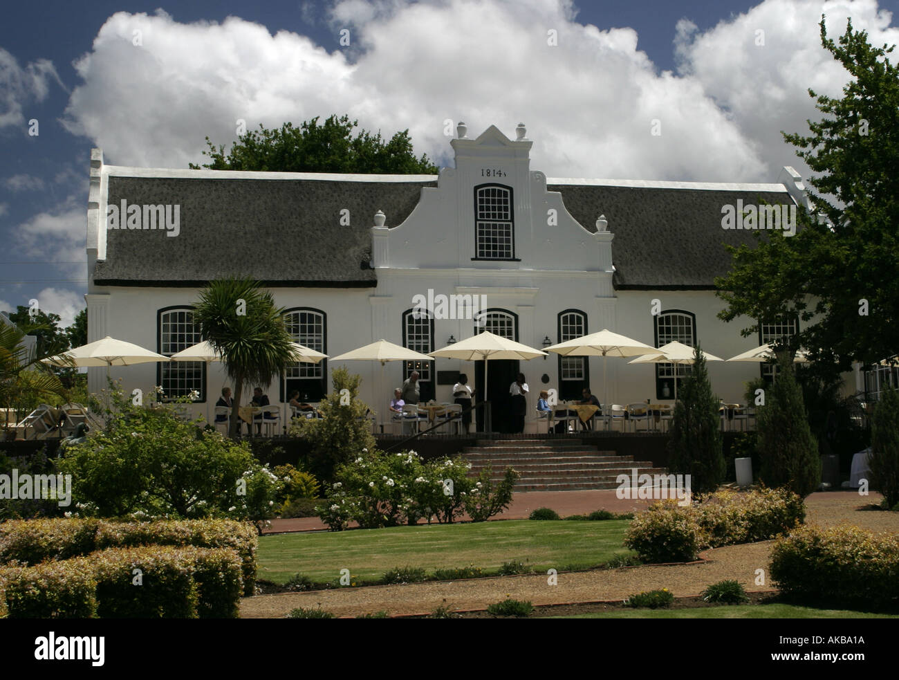 South Africa Neethlingshof winery Stock Photo - Alamy