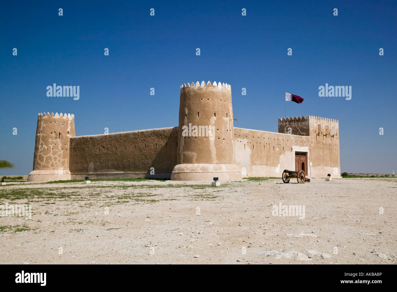 Qatar, Al-Zubara, Al-Zubara Fort (Al-Zubara Regional Museum Stock Photo ...