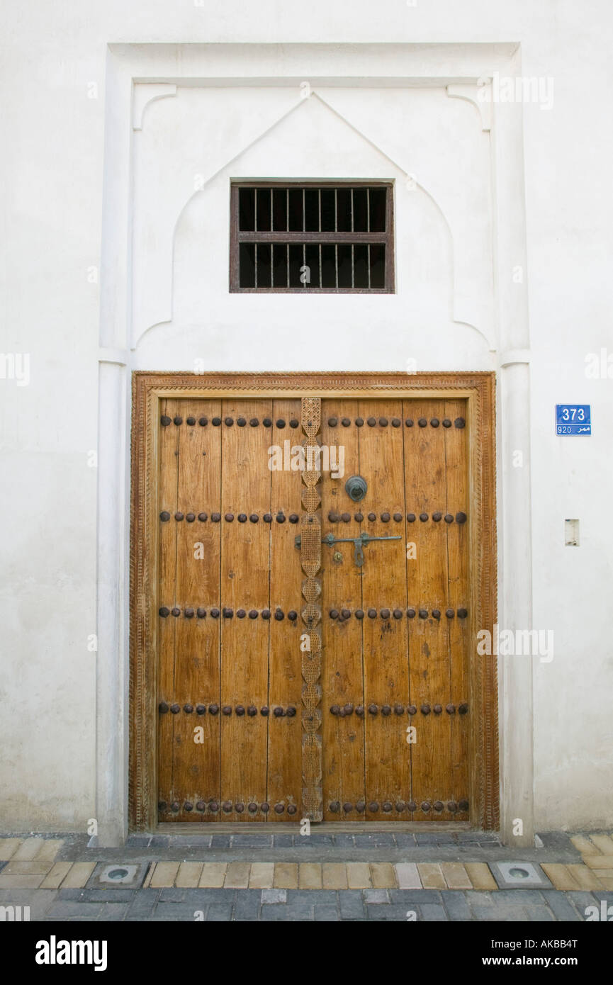 Bahrain, Manama, Muharraq Island, Traditional Door Stock Photo - Alamy