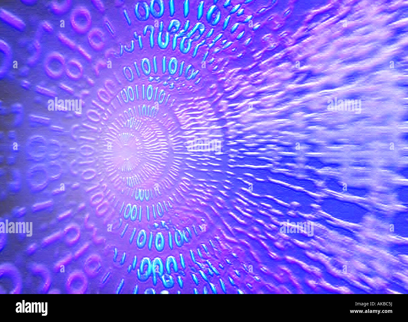 Graphic Vector Burst Digital Binary Code Abstract Background Stock