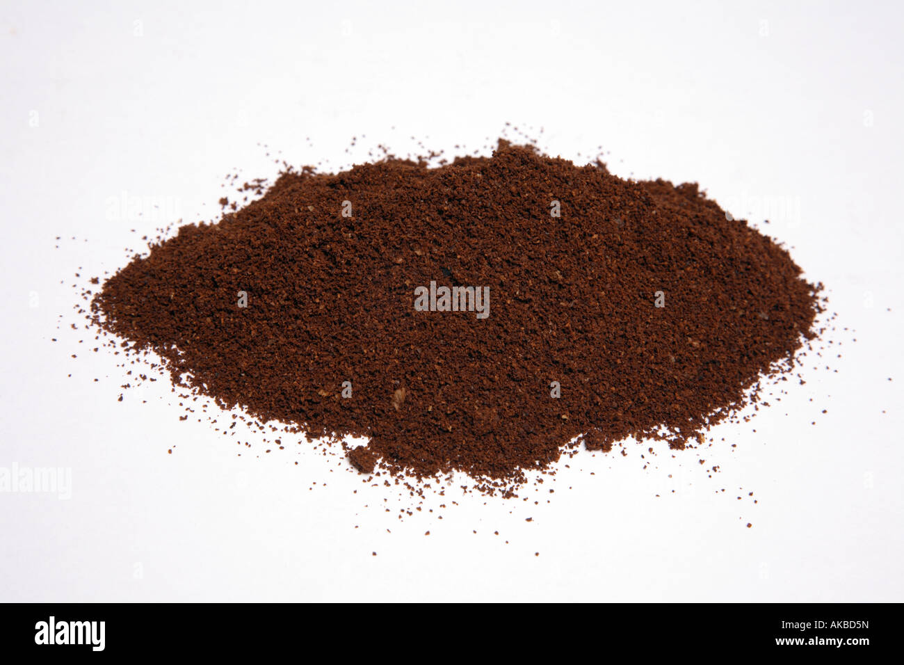 Heap of ground coffee Stock Photo - Alamy