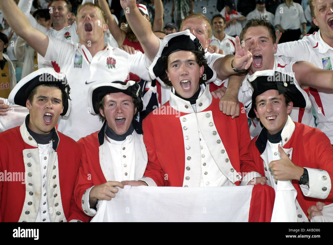 Rugby World Cup final supporters Stock Photo - Alamy