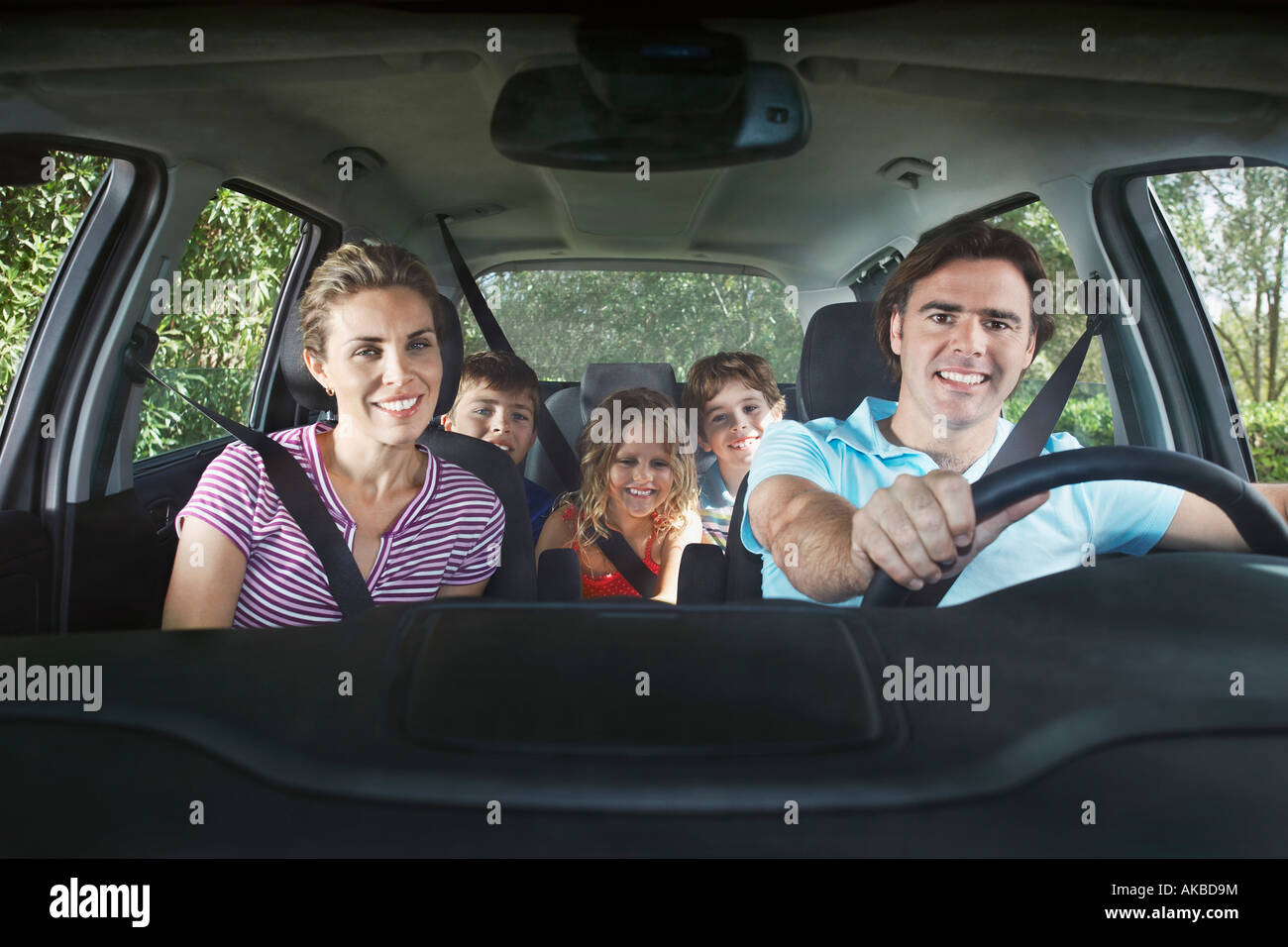 Teen driving parents car hi-res stock photography and images - Alamy