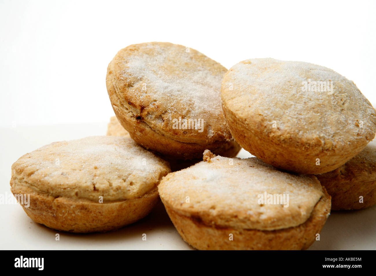 Stack of mince pies Stock Photo - Alamy