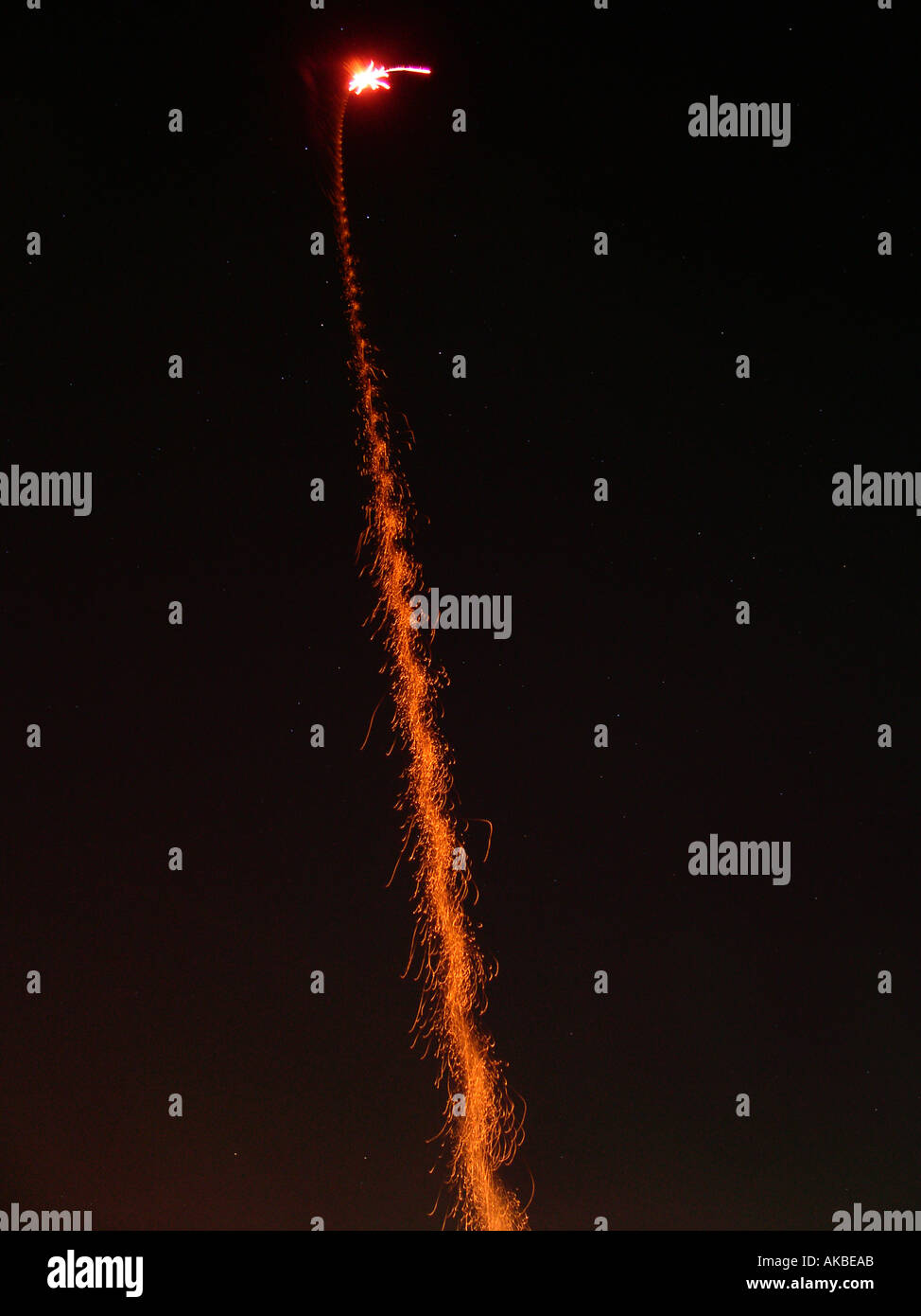 fireworks flight path Stock Photo - Alamy