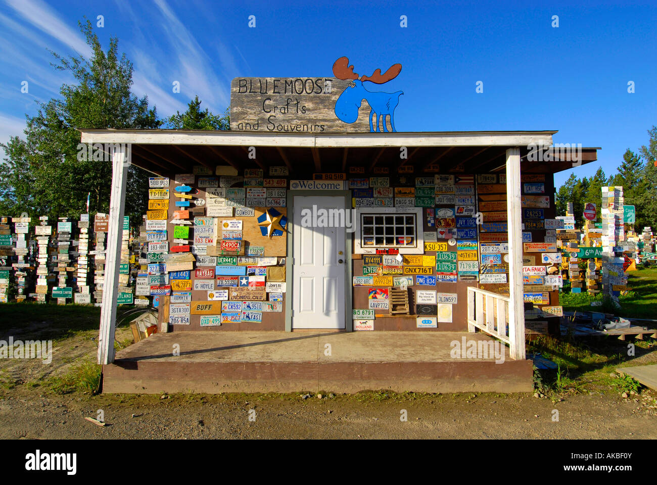 Watson Lake Signpost Forest collection signs cities towns locations ...