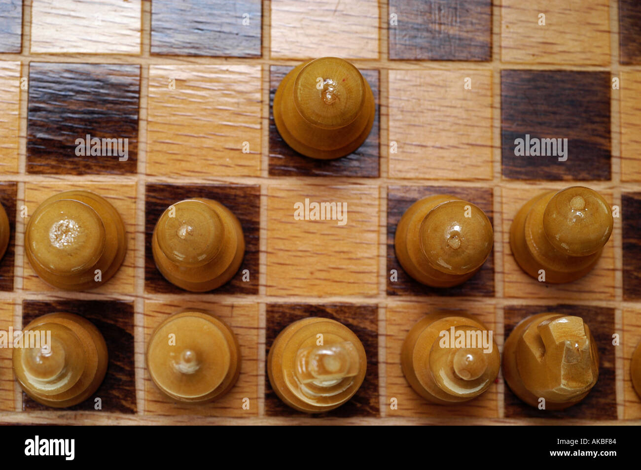 white chessman, pawn Stock Photo - Alamy