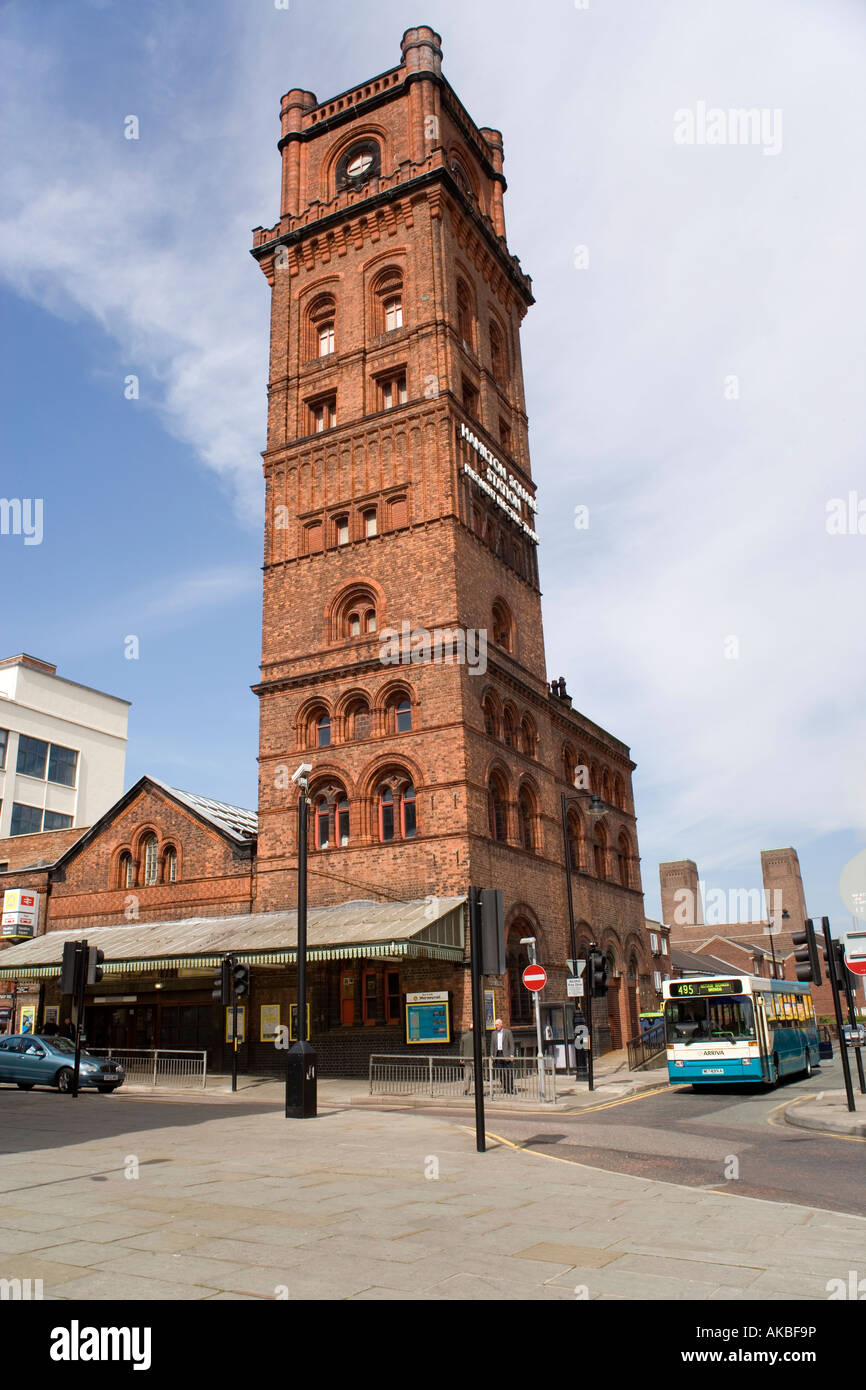 Hamilton Square station tower, Birkenhead, England Stock Photo - Alamy