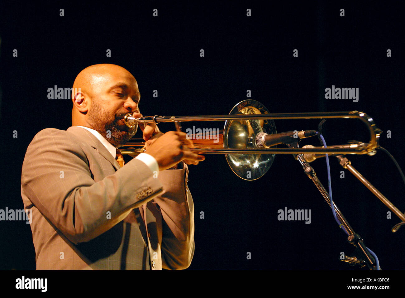With trombone hi-res stock photography and images - Alamy