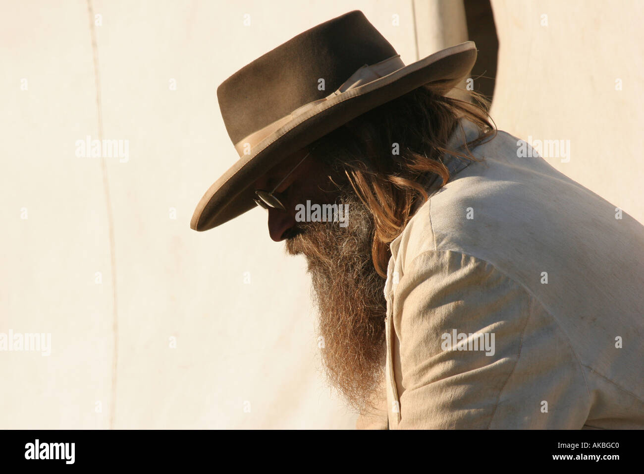 Old west cowboy reenactment frontier hi-res stock photography and ...