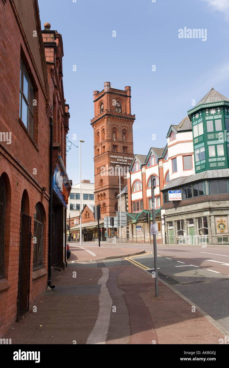 Hamilton Square station tower, Birkenhead, England Stock Photo - Alamy