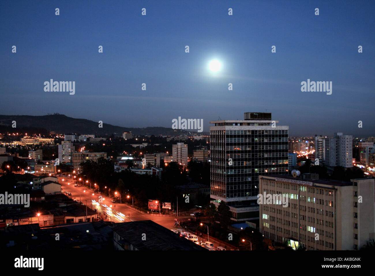 Ethiopia addis ababa city night hi-res stock photography and images - Alamy