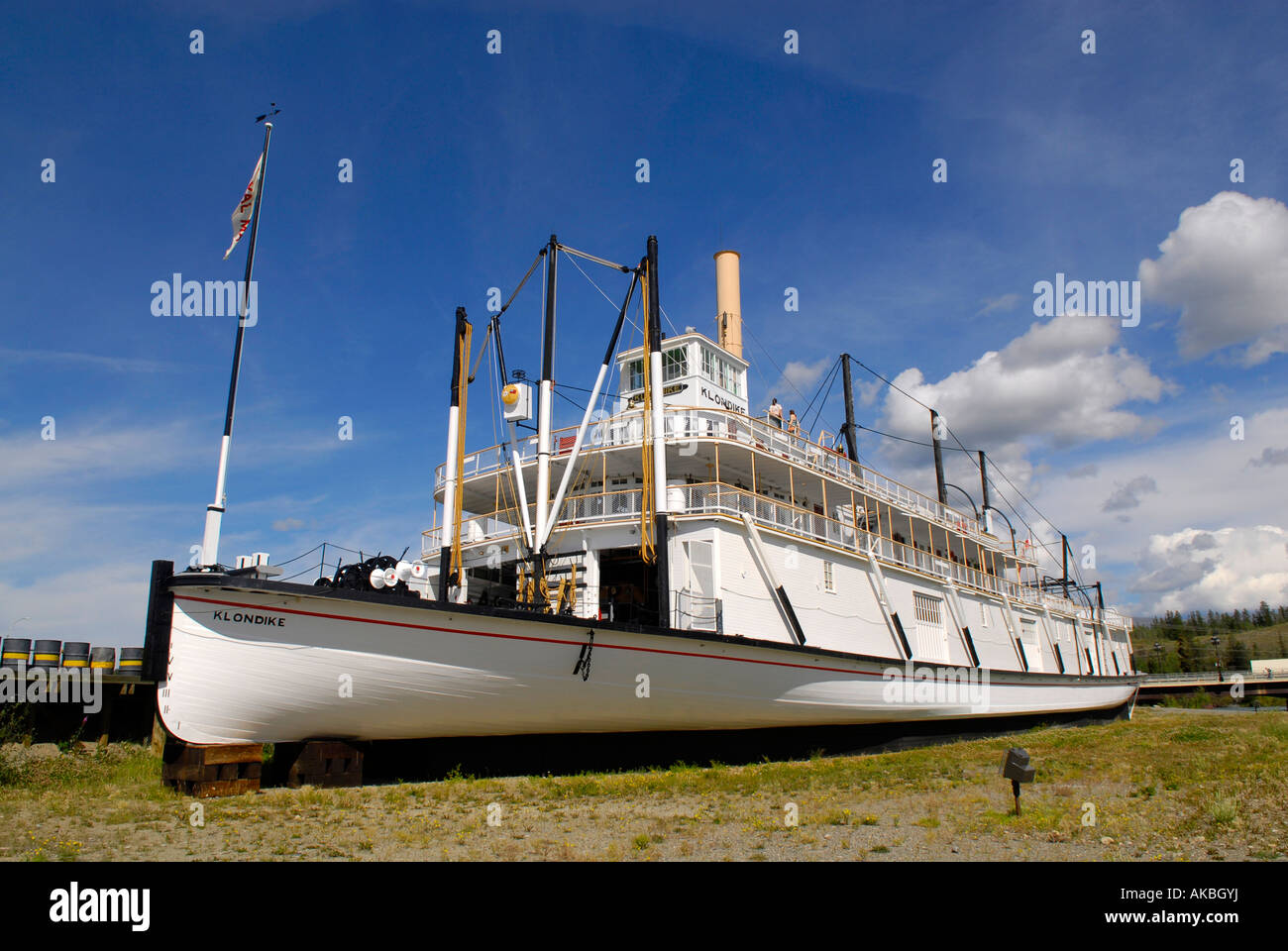 S S Klondike National Historic Site Yukon River Sternwheeler vessel ...