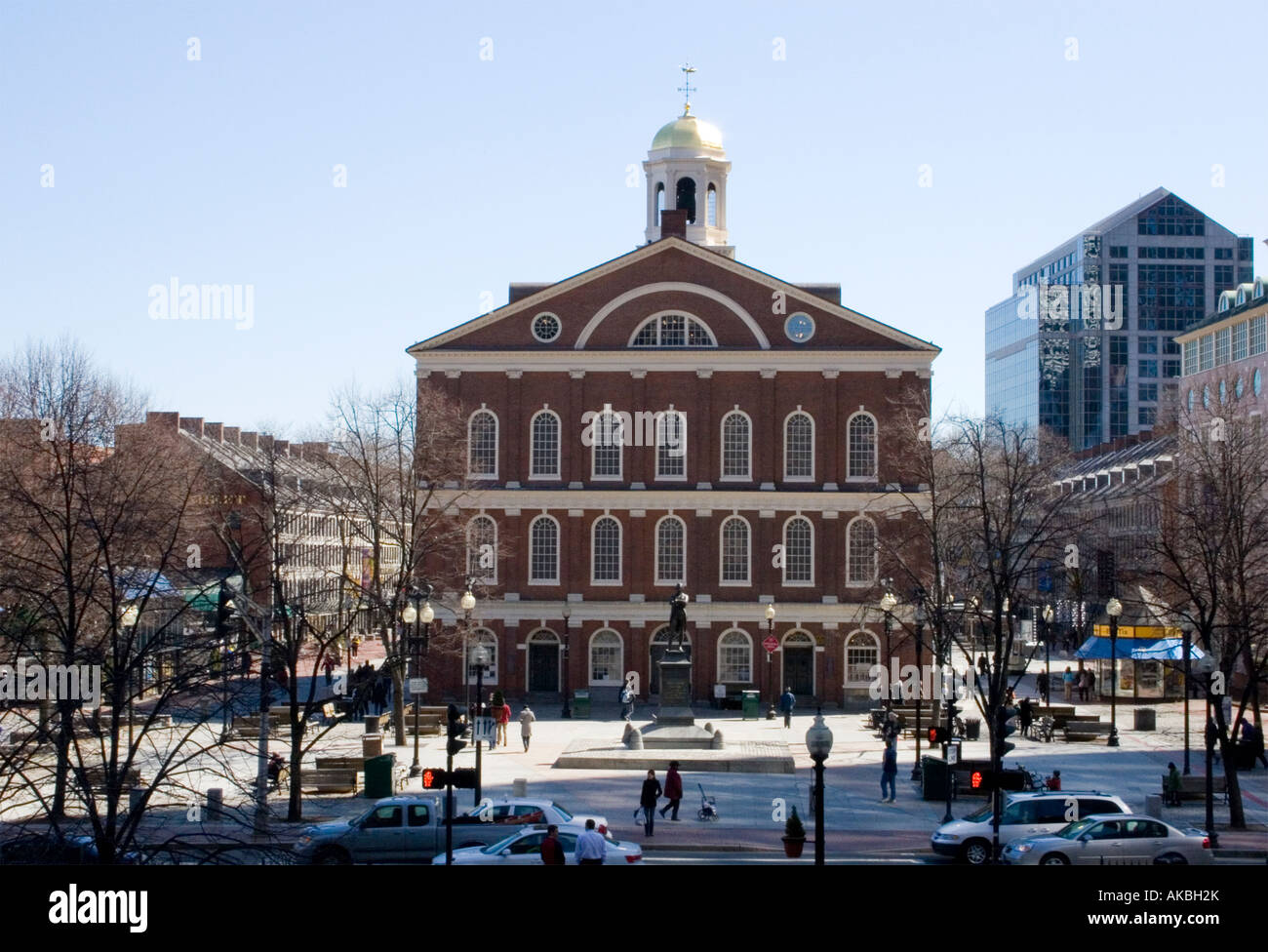 Faneuil Hall, Boston Stock Photo - Alamy