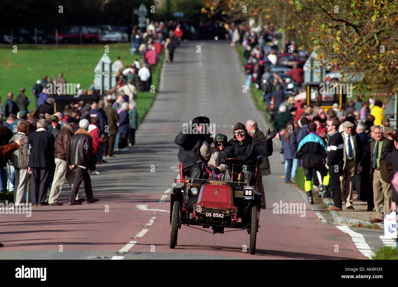 The Veteran Car Run from London to Brighton in 2000 Stock Photo - Alamy