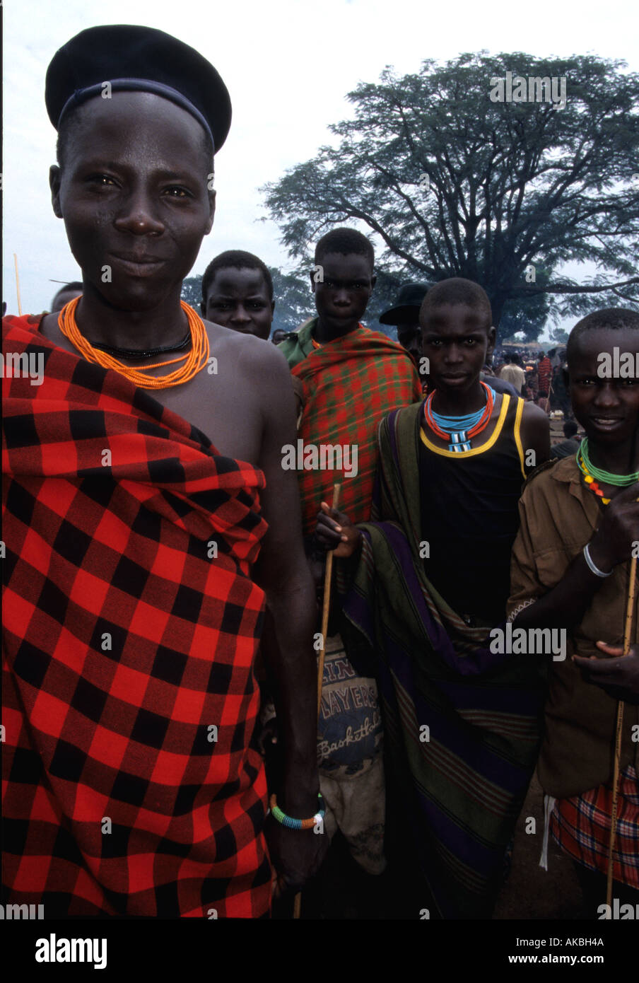 African villagers livestock hi-res stock photography and images - Alamy