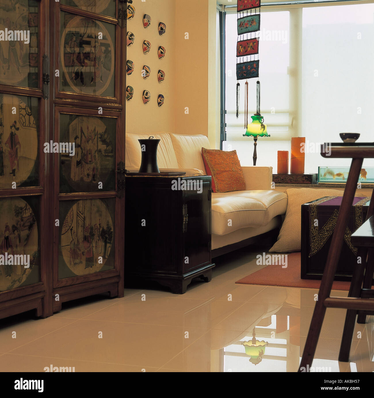 chinese living room Stock Photo - Alamy