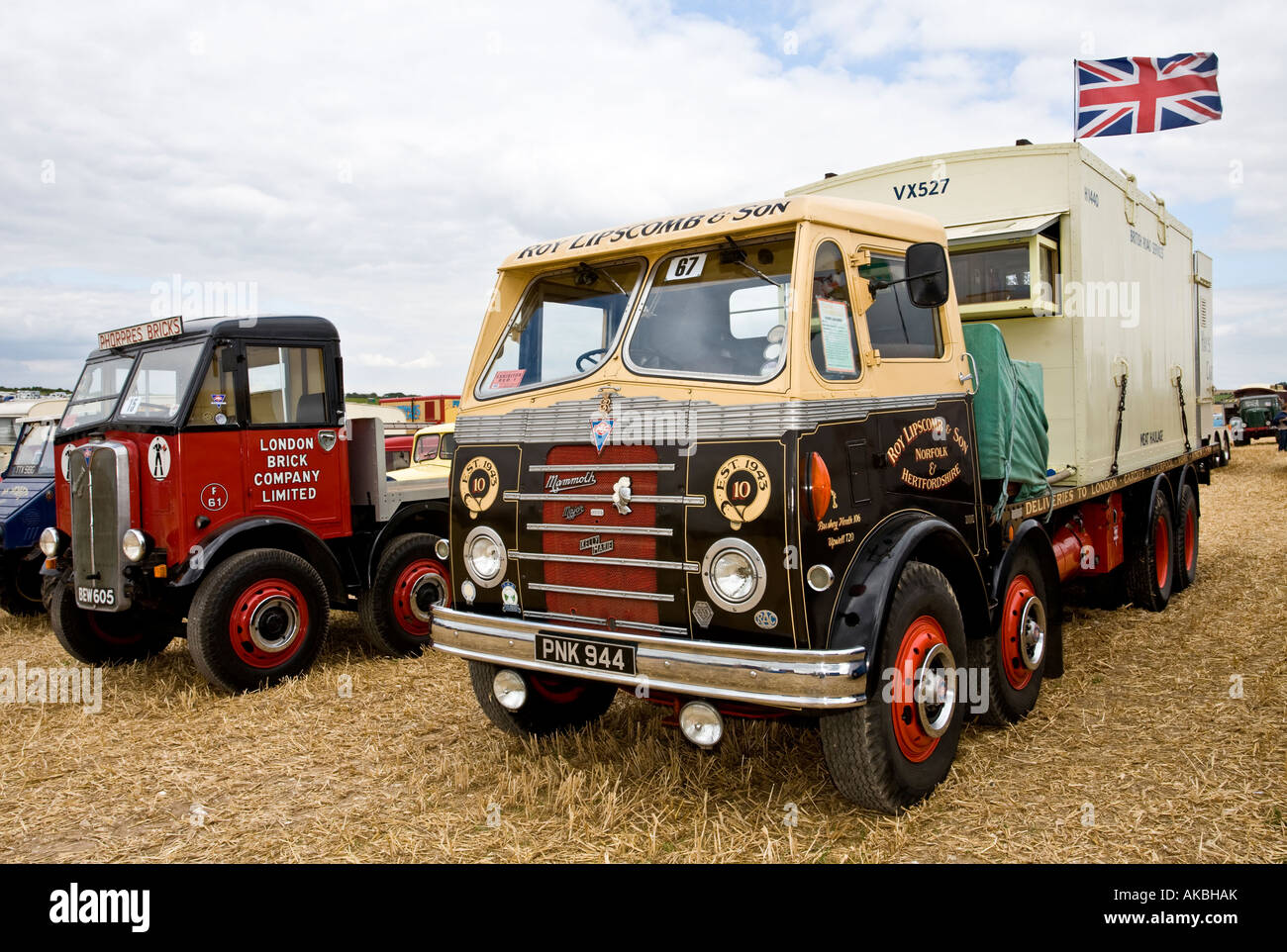 1953 AEC Mammoth Major Mk3 with Bonallack cab and meat container, reg ...