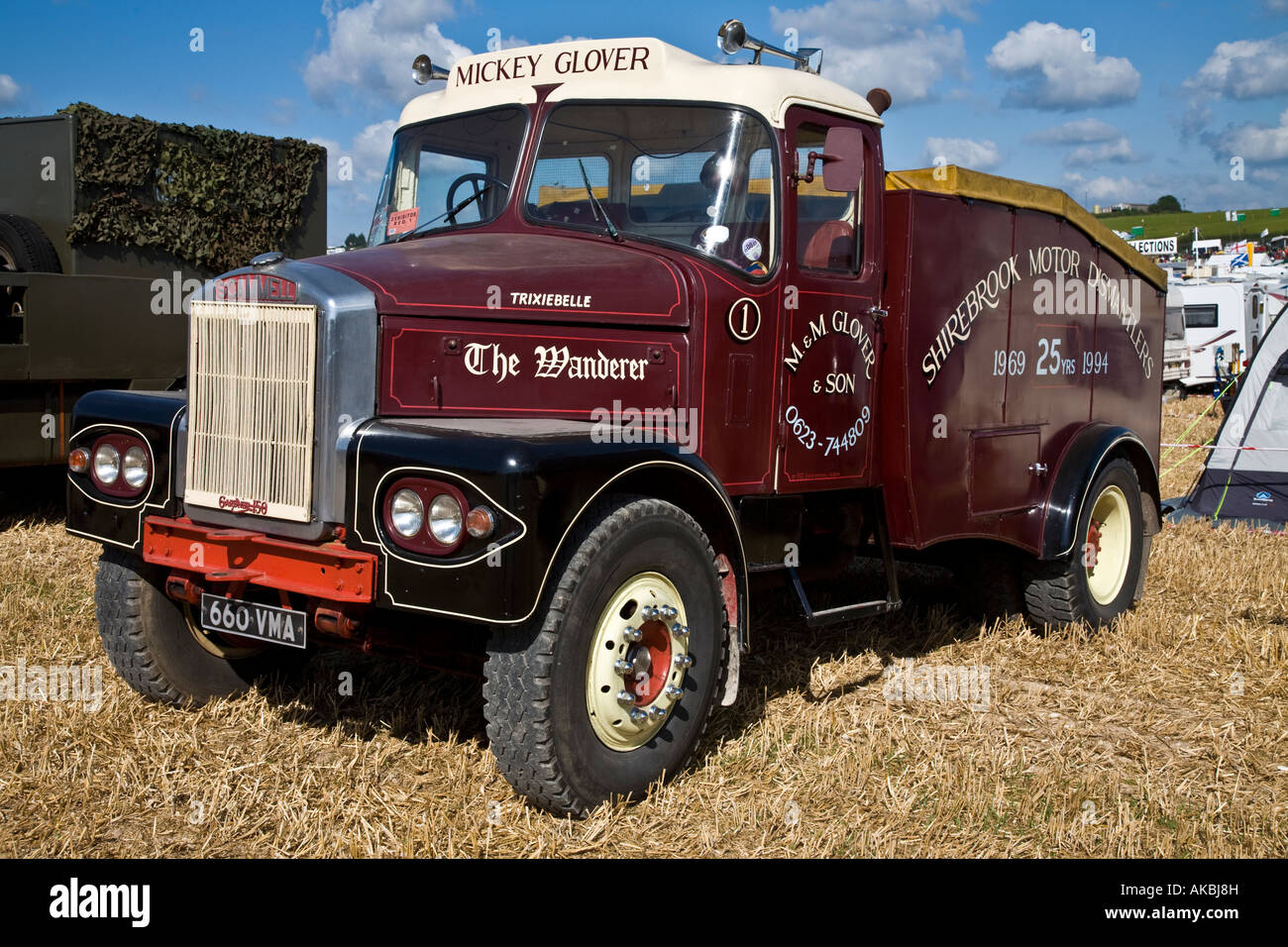 1962 Scammell Ballast Box showman's tractor unit, Reg No. 660 VMA, at ...