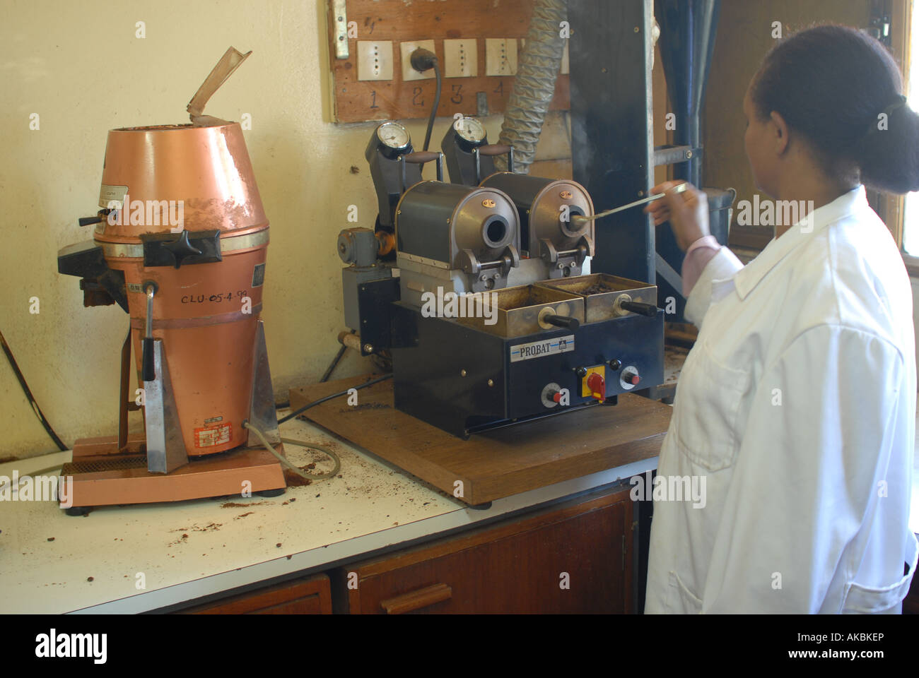 Central warehouse coffee quality control laboratory, Addis Ababa ...