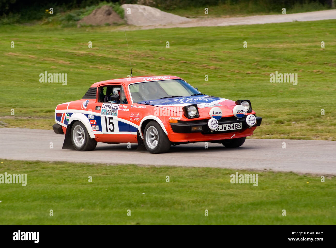 Triumph TR7 Historic Rally Sports Car at Oulton Park Motor Racing ...
