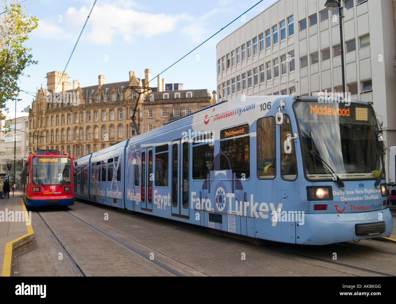 Sheffield tram hi-res stock photography and images - Alamy