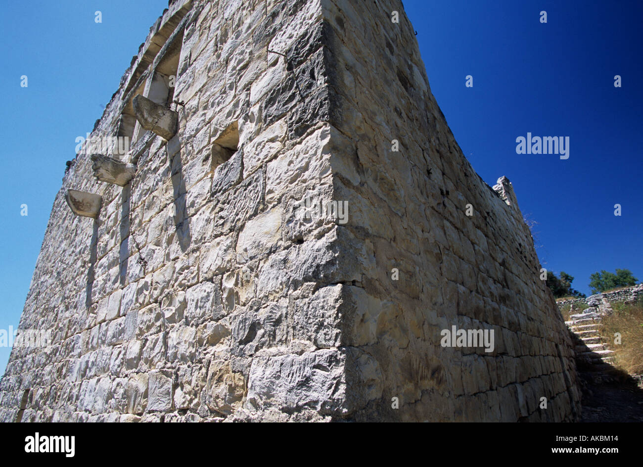 A tall brick wall Israel Stock Photo - Alamy