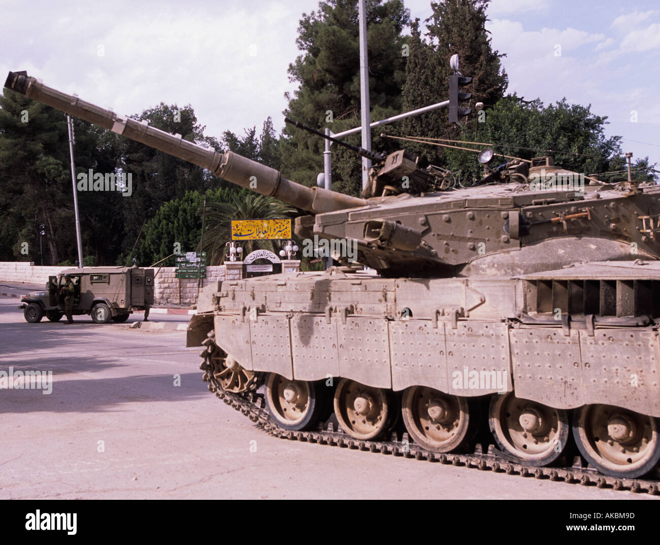 Army tanks on the roads of Israel Stock Photo - Alamy