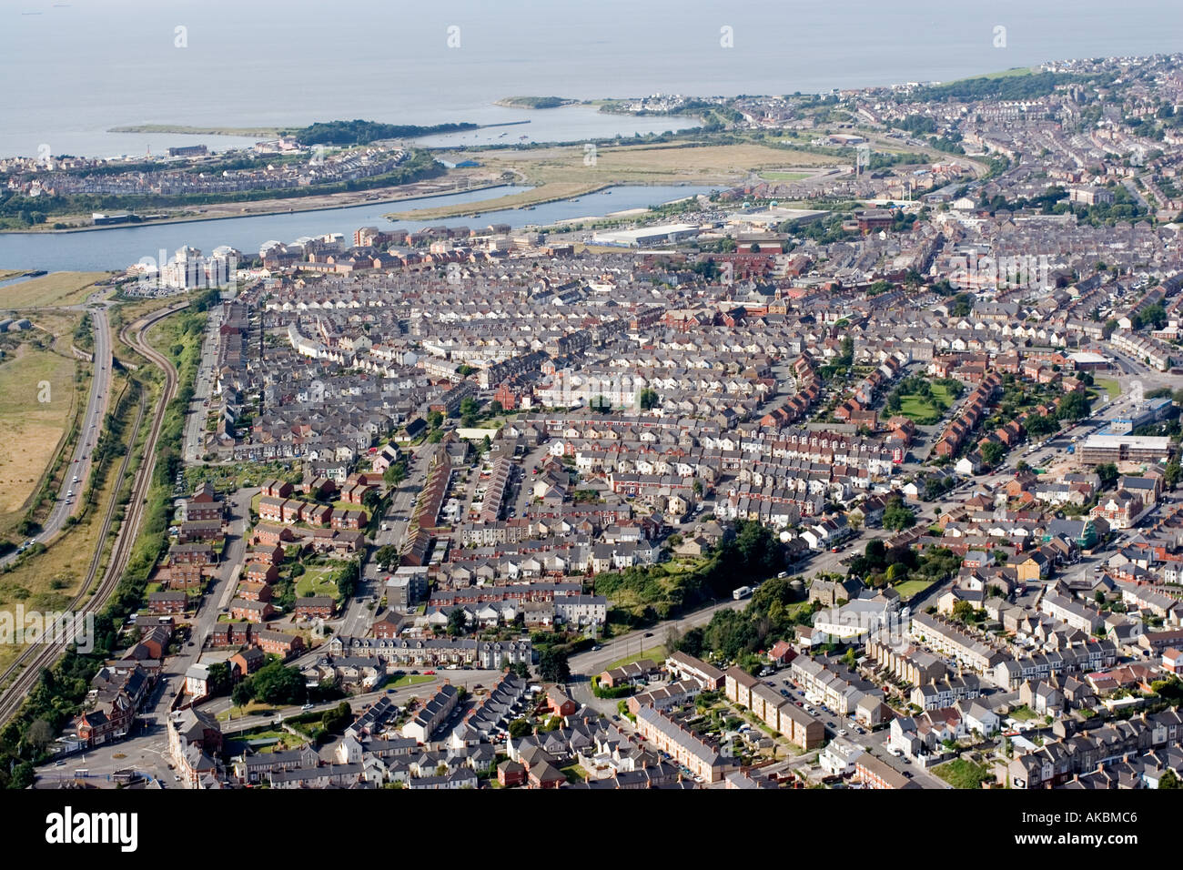 Wales cardiff aerial view hi-res stock photography and images - Alamy
