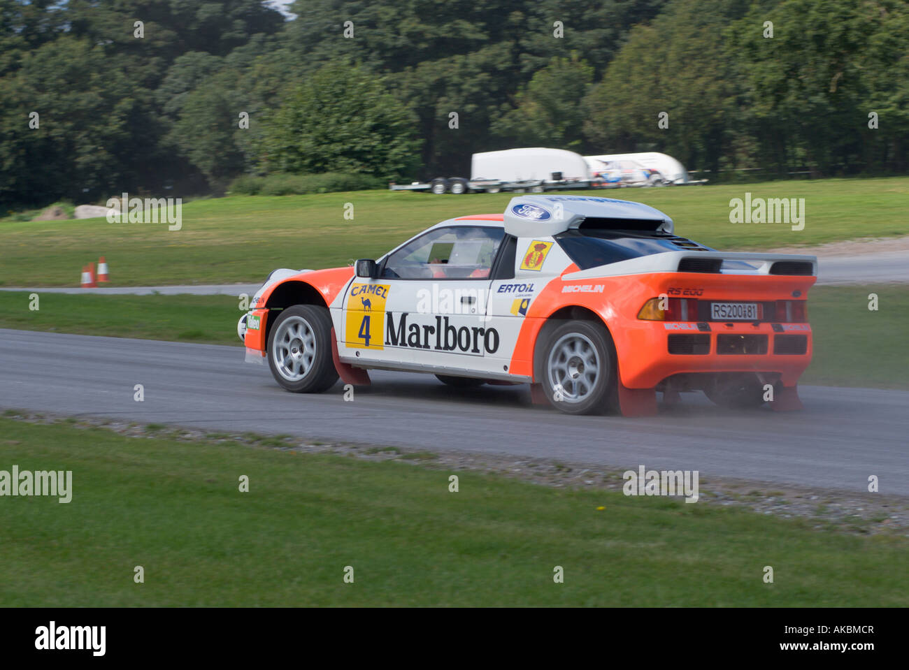 Ford RS200 Group B Historic Rally Car at Oulton Park Motor Racing ...