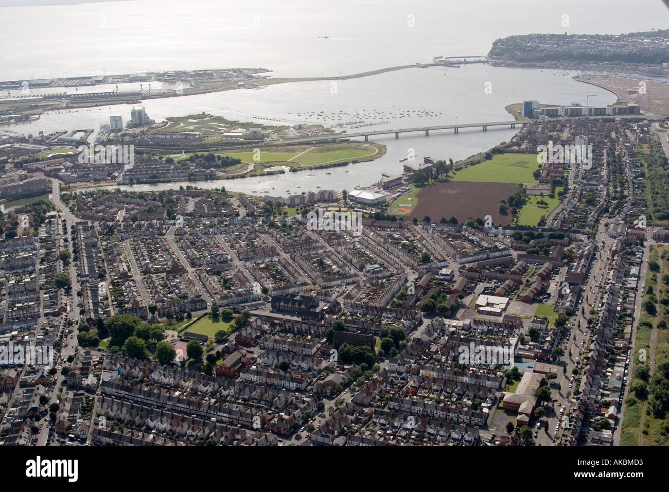 Aerial General View Cardiff Bay South Wales Stock Photo - Alamy