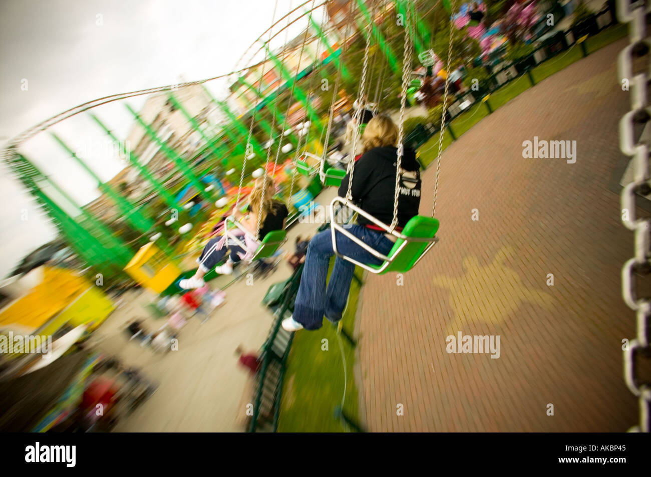 Fairground ride funland southend essex hi-res stock photography and ...