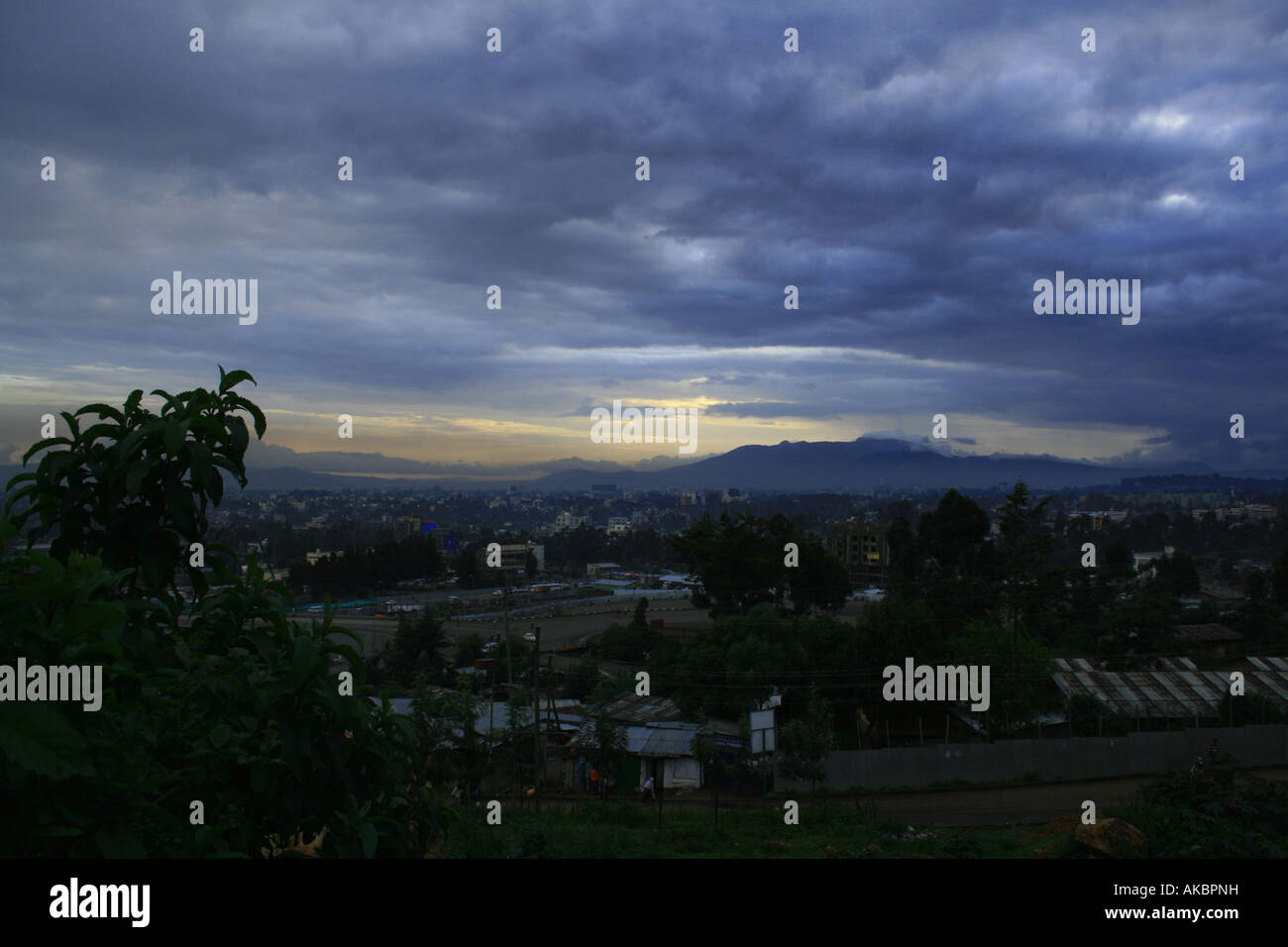 View from Top View restaurant, Addis Ababa, Ethiopia, Africa Stock ...