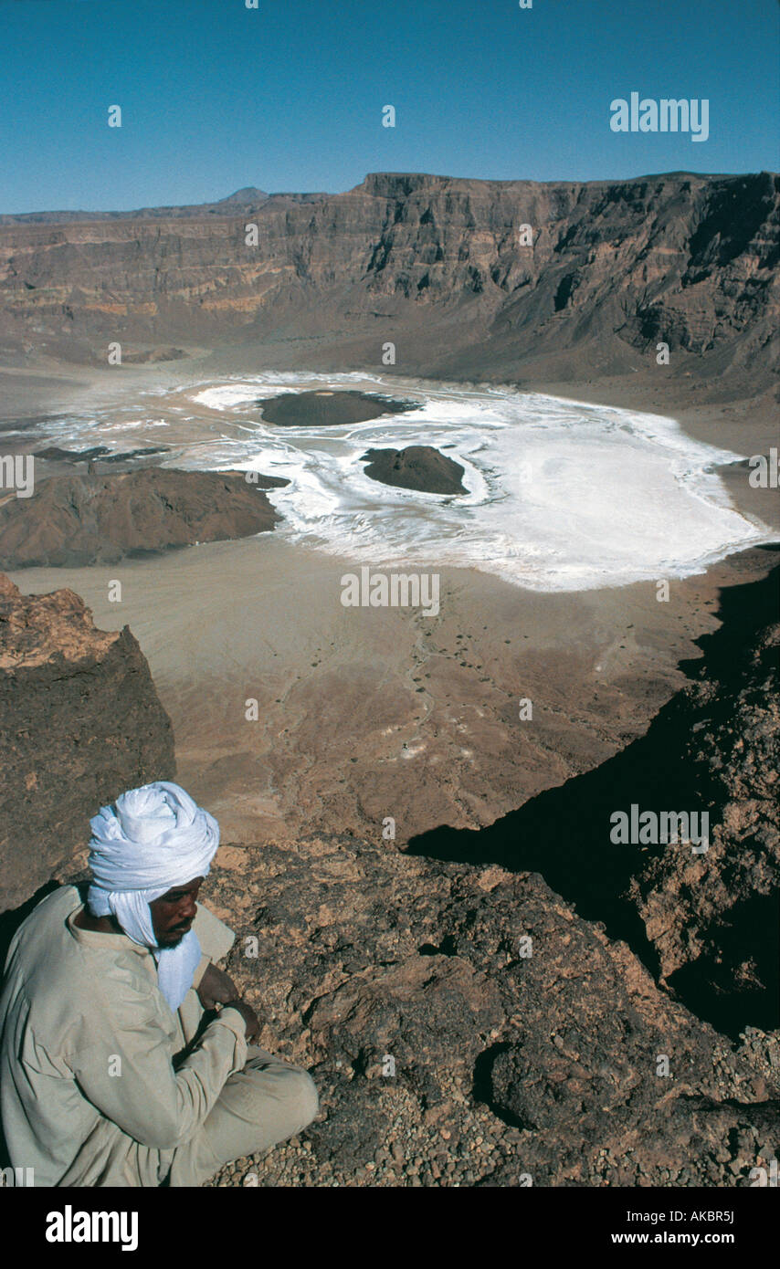 Trou au Natron or Hole of Natron a 1000 metres deep imploded volcano in ...