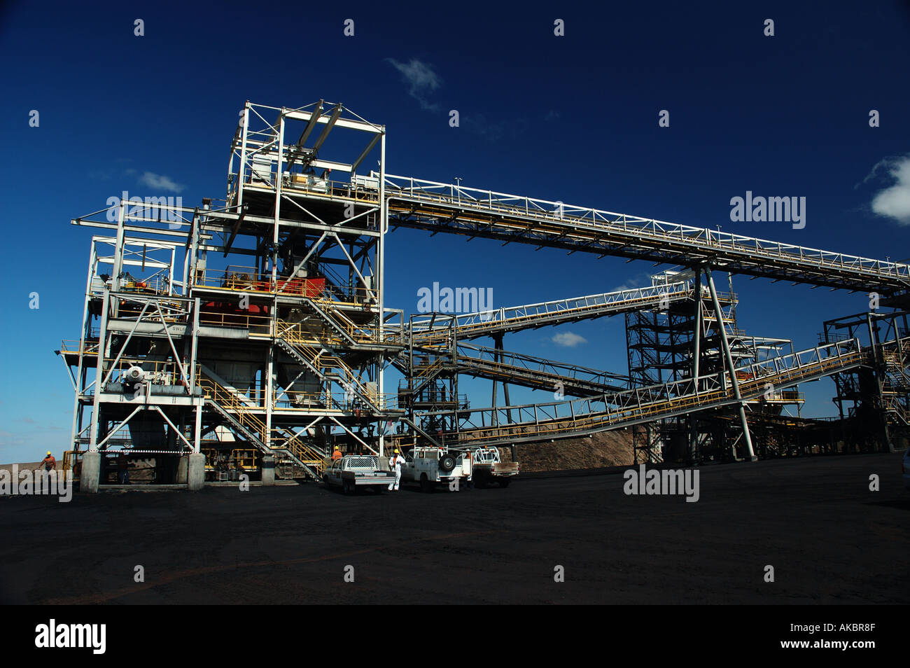 coal loading facility central queensland Stock Photo - Alamy