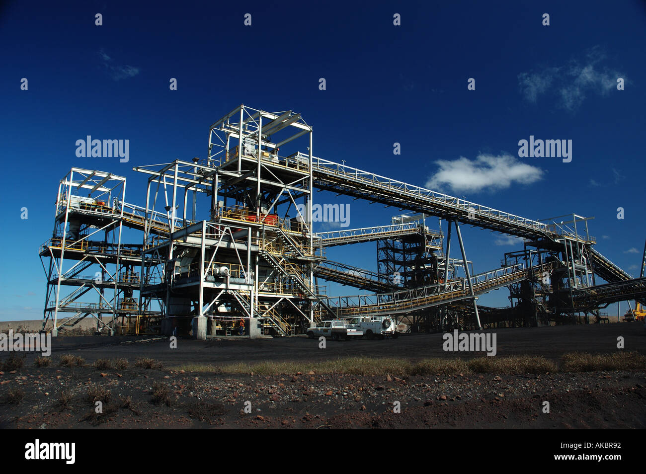 coal loading facility central queensland Stock Photo - Alamy