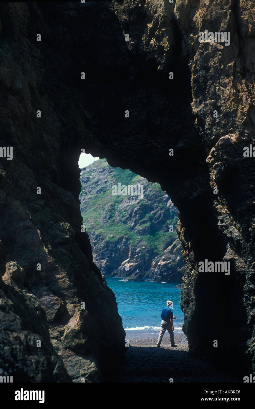 Beautiful island of sark with it's windy country lanes which horse and ...