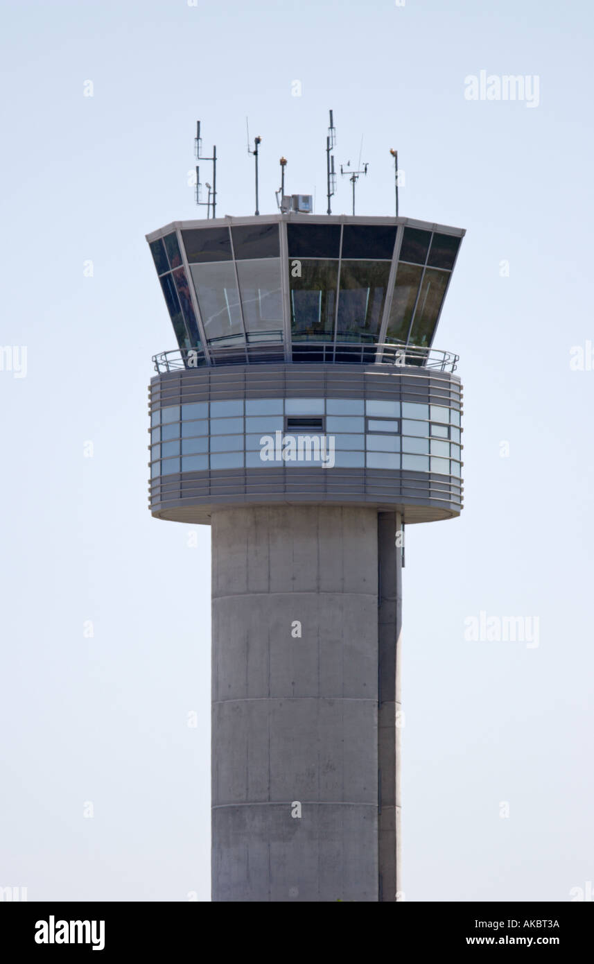 Airport Control Tower Stock Photo - Alamy
