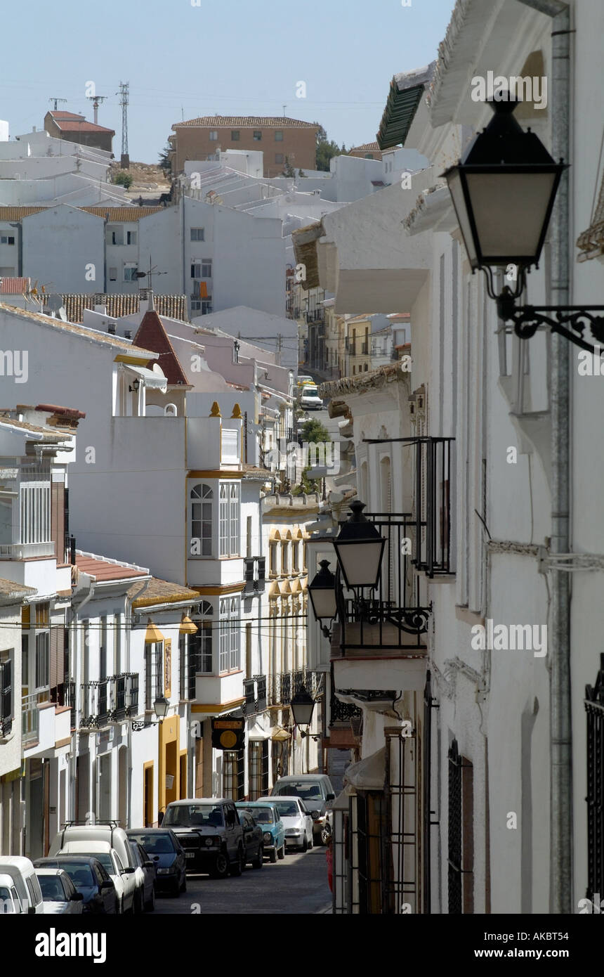 Traditional Spanish Street in Teba (Teba la Vieja) Andalusia, Southern ...