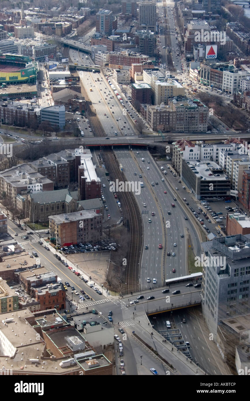 Freeway in Boston Stock Photo - Alamy