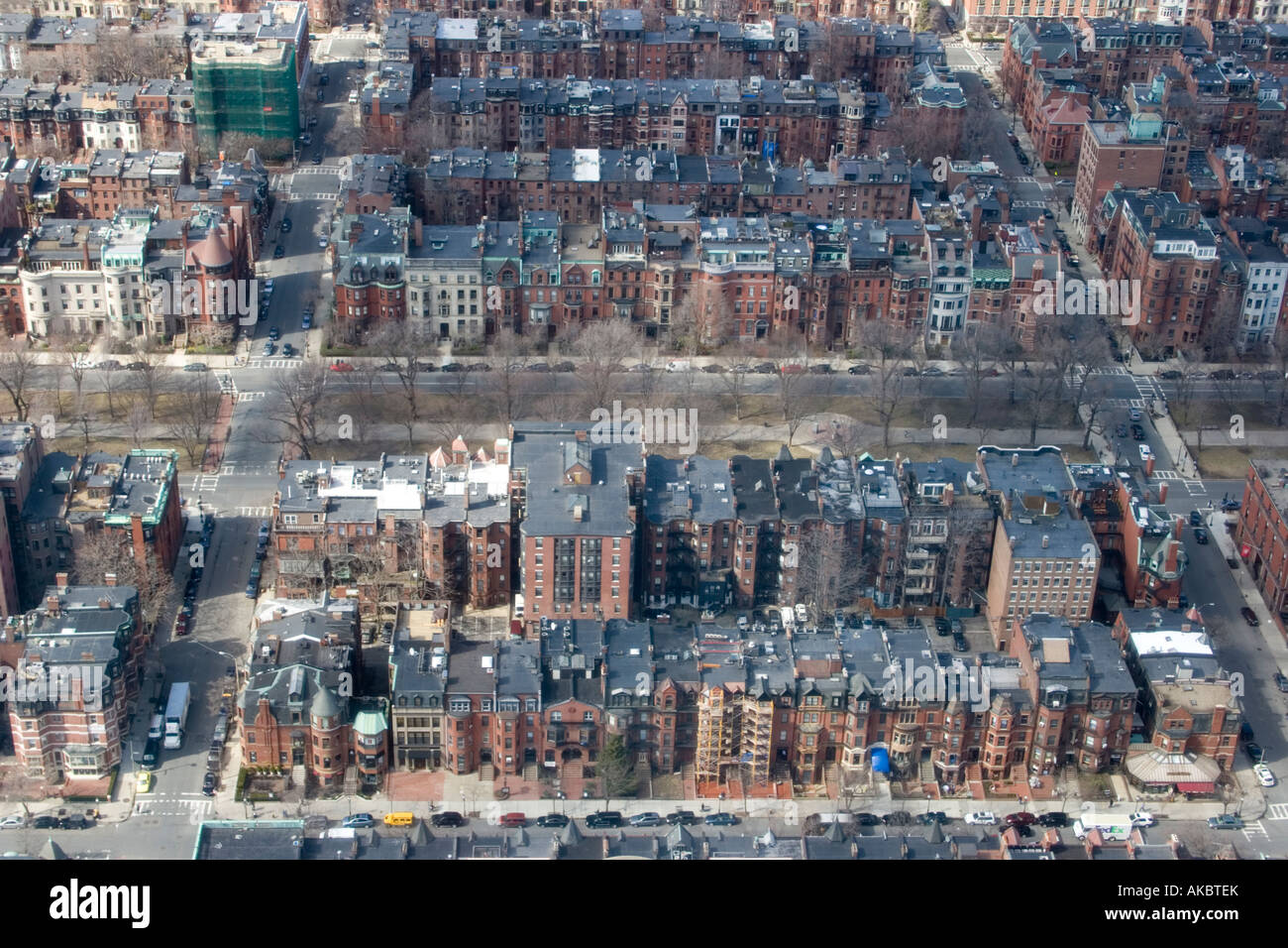 Back Bay Houses, Boston Stock Photo - Alamy