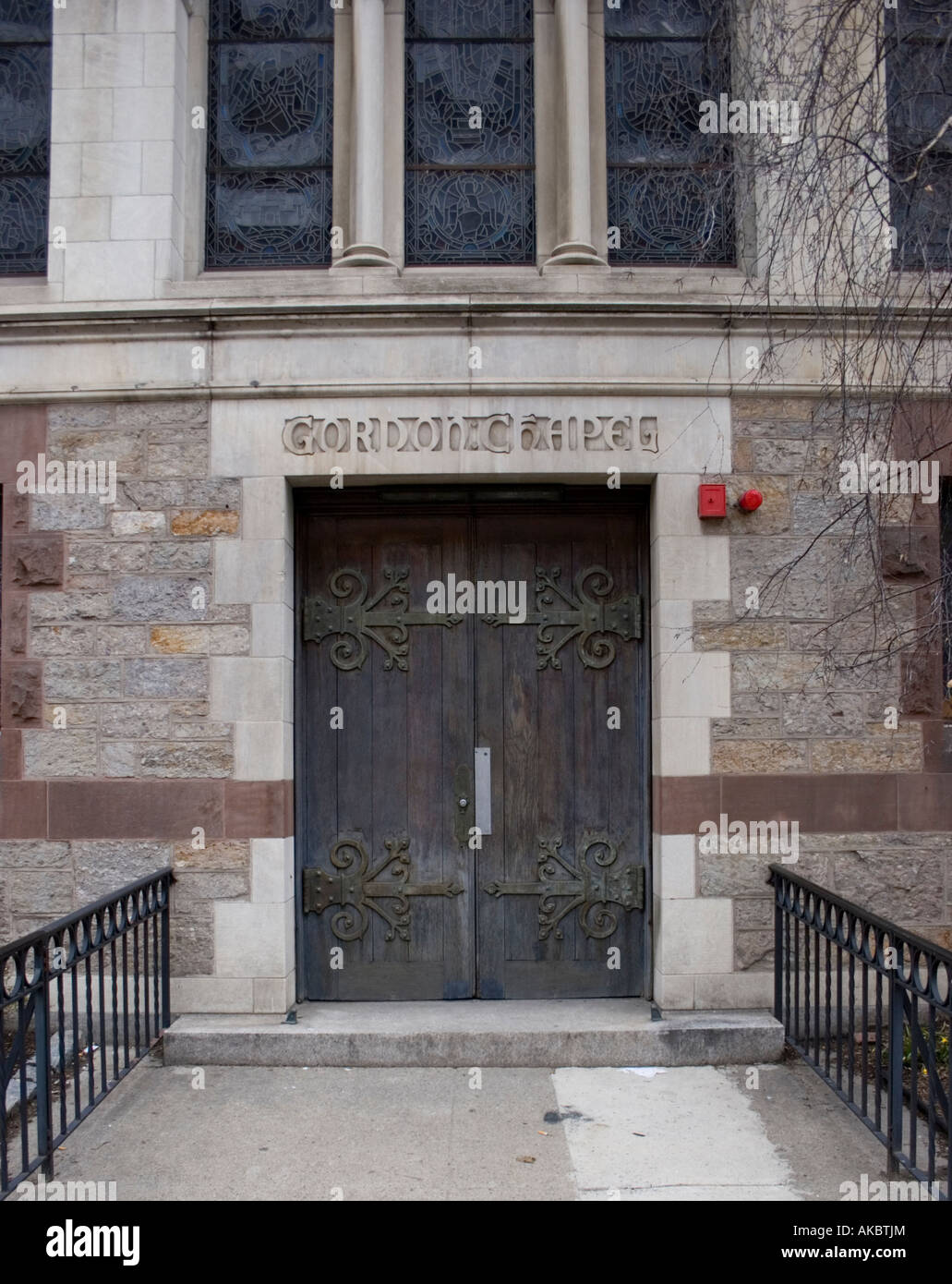 Church door, Boston Stock Photo - Alamy