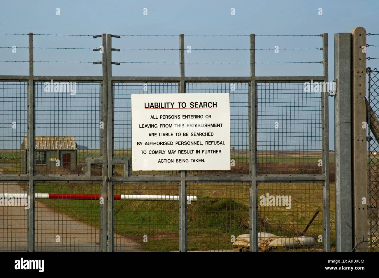 military gate Stock Photo - Alamy