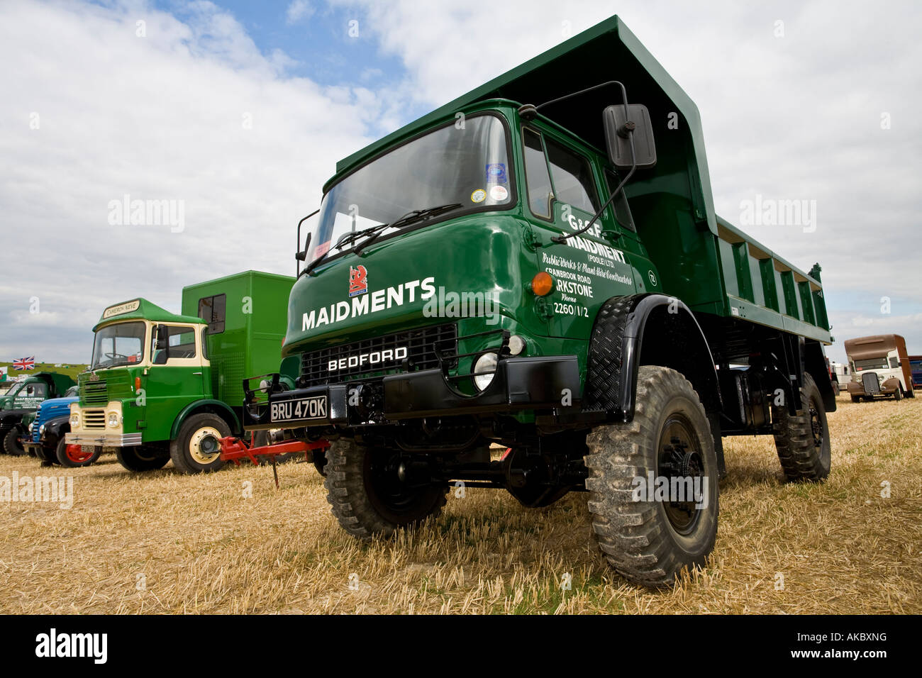 1970 Bedford M series 4x4 tipper, Reg No. BRU 470K, at the Great Dorset ...