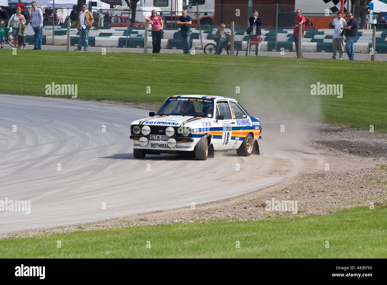 Ford Escort Mk2 Rally Car at Oulton Park Motor Racing Circuit near ...