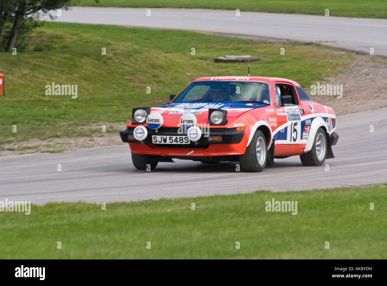 Triumph TR7 Historic Rally Sports Car at Oulton Park Motor Racing ...
